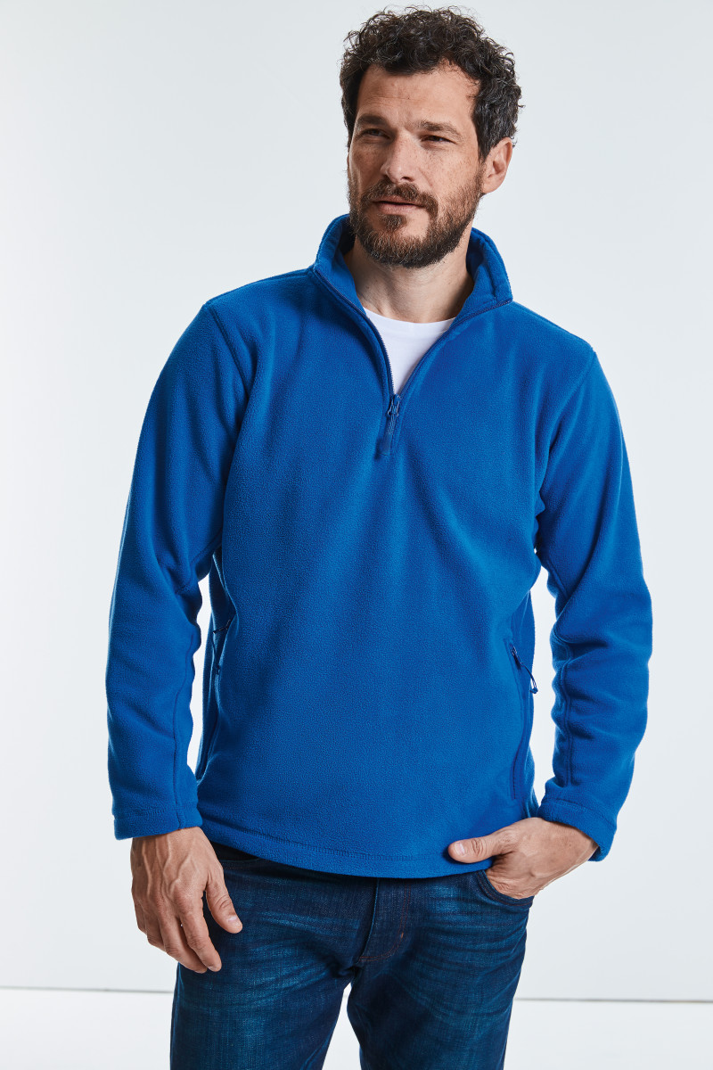 Russell Adult 1 4 Zip Outdoor Fleece Sportswear Trader